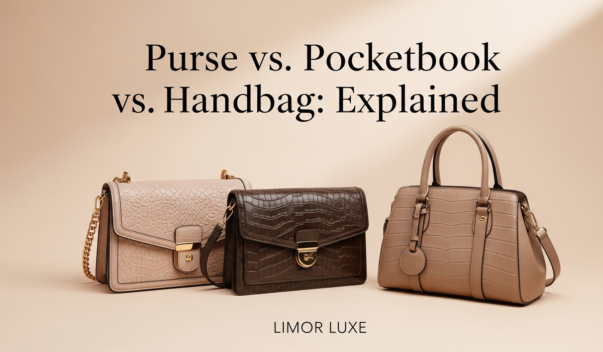 Purse vs. Pocketbook vs. Handbag: Explained – Limor luxe